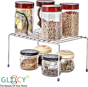 GLOCY Containers Kitchen Rack Steel Kitchen Rack Stainless Steel Dish ...