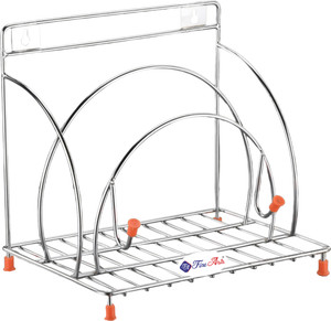 FineArts Stainless Steel Rolling Pin Holder |Chakla Belan Tawa Stand ...