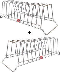 KITCHEN KART Plate Kitchen Rack Steel Plate Stand Combo Big Size Plates ...