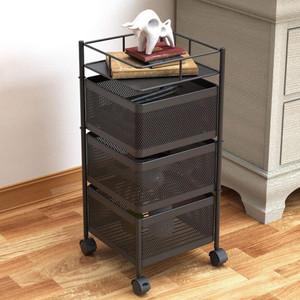 Plantex Containers Kitchen Rack Iron Square Multipurpose 4-Tier ...