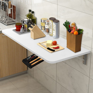 TONY STARK Utensil Kitchen Rack Wood 31x18 Inch Wall Mounted Foldable ...