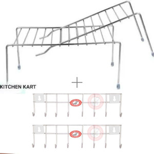 KITCHEN KART Utensil Kitchen Rack Steel Kitchen Kart Cutlery Hanger ...