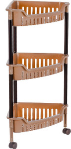 Heart Home Fruits/Vegetables Kitchen Rack Plastic Plastic 3 Tier ...