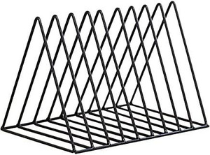 moreyaji Containers Kitchen Rack Steel Magazine Holder Rack,Desktop ...