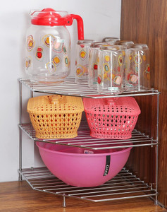 IRONTECH Utensil Kitchen Rack Steel Multipurpose Stainless Steel ...