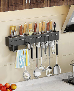WE CLEVER Cutlery Kitchen Rack Steel Kitchen Shelf ADVANCED NON RUST ...
