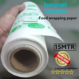 SAVINGMART COLLECTIONS 15 MTR |FOOD WRAPPING PAPER|ROTI WRAP| SAFE ...