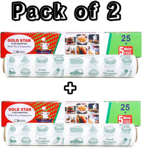Goldstar FOOD WRAPPING PAPER ROLL/ ROTI WRAP/SHRINKWRAP PAPER FOIL ...