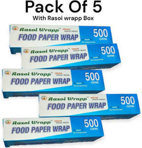 RASOI WRAPP FOOD WRAP 500 GRM | BUTTER PAPER | PAPER FOIL| CHAPATI WRAP ...
