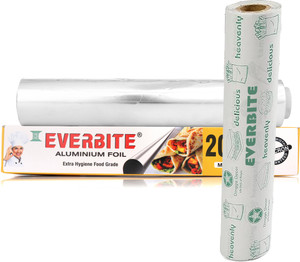 Everbite Aluminium Foil 25Mtr Roti & Food Wrap |with Butter Paper ...