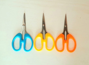 BLJIENT MINI PLASTIC SCISSOR FOR MULTIPURPOSE USE WITH 3 DIFFERENT ...