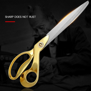Quickfit Golden Premium Professional Stainless Steel Cloth Scissor for ...