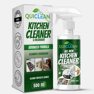 QUICLEAN All New Kitchen Cleaner & Degreaser Spray 500 ML Kitchen ...