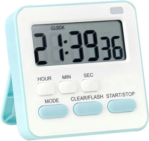 YELONA Blue Digital Timer Kids, Kitchen, Cooking, Classroom, Exercise ...