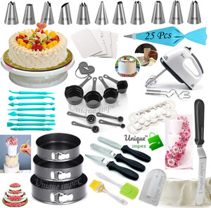 Unique Impex cake baking set combo set with mould Kitchen Tool Set ...
