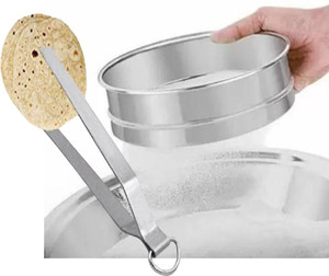SHUBHCO Stainless Steel Chapati Chimta Papad Chimta Roti Chimta Utility ...