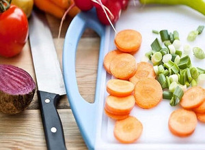 Black Camel Kitchenware Wood Kitchen Knife Set With Wood Block and ...