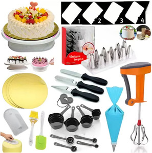 wishku cake baking set combo+cake making materials comboset with ...