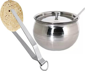 SHUBHCO Stainless Steel Chapati Chimta Papad Chimta Roti Chimta Utility ...