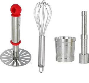 AAR HOME GALLERY Egg Beater Whisk & Aluinium Medium 2No Size Khal Batta ...