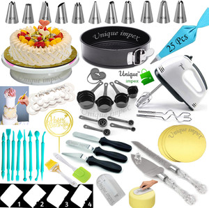 Unique Impex cake making materials combo set with blender - mini ...