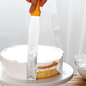 Bakeazy 3 Pcs Stainless Steel Cake Sculpting Icing Knife Set Spatula ...