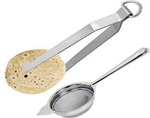 SHUBHCO Stainless Steel Chapati Chimta Papad Chimta Roti Chimta Utility ...