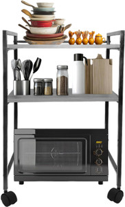 GREEN TOUCH 3Tier 2 Self Wooden Kitchen oven microwave induction stand ...