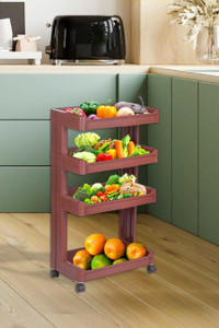 HUMBLE KART Plastic Kitchen Trolley Price in India - Buy HUMBLE KART ...