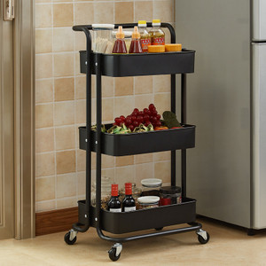 Sasimo Kitchen Rack 3 Tier Square Rotating Stand, Basket Organizer ...