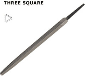 SUMAN MANUFACTURING 150 mm Three Square Files-2nd Cut Knife Sharpening ...