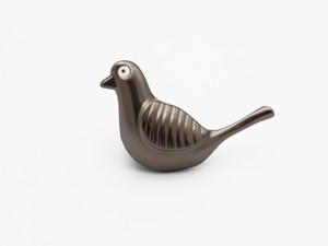 Rab (Code:-Knob 701 Chidiya, Finish:- Black Satin) Zinc Cabinet/Drawer ...