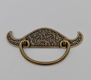 ABVIN Vintage Carving Drop Pull , Drop Handle , Unique Cabinet Pulls ...