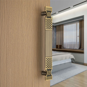 COMPASS (12 inches) Brass Main Door Handle/Pull Push Handles for All ...