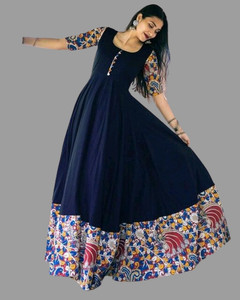 Mahudi Women Kalamkari Flared Kurta - Buy Mahudi Women Kalamkari Flared ...