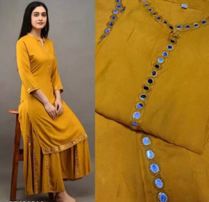 HELWIN DESIGNER Women Solid A-line Kurta - Buy HELWIN DESIGNER Women ...