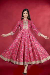 Sa Rasa Women Printed Anarkali Kurta - Buy Sa Rasa Women Printed ...