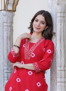 KJFAB Women Printed Straight Kurta - Buy KJFAB Women Printed Straight ...