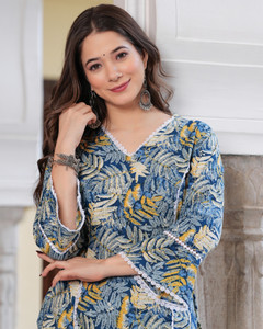 KJFAB Women Printed Straight Kurta - Buy KJFAB Women Printed Straight ...