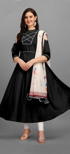 shabri Women Self Design Anarkali Kurta - Buy shabri Women Self Design ...