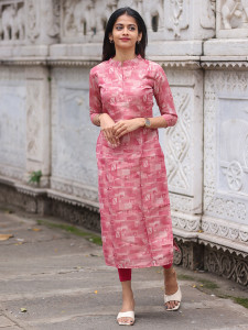 Sun Fashion And Lifestyle Women Printed Straight Kurta - Buy Sun ...