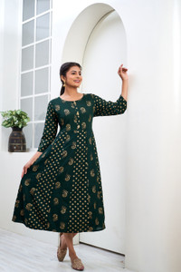 Sa Rasa Women Printed Anarkali Kurta - Buy Sa Rasa Women Printed ...