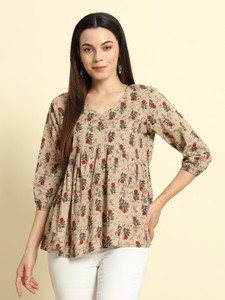 Sa Rasa Women Printed Flared Kurta - Buy Sa Rasa Women Printed Flared ...