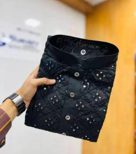 Nellist Men Embroidered Straight Kurta - Buy Nellist Men Embroidered ...