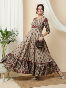 Sa Rasa Women Printed Anarkali Kurta - Buy Sa Rasa Women Printed ...