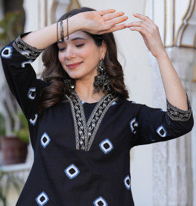 KJFAB Women Printed Straight Kurta - Buy KJFAB Women Printed Straight ...