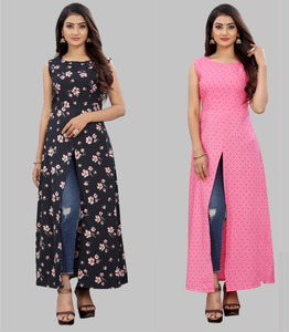 maruti fab Women Maxi Multicolor Full Length Dress - Buy maruti fab ...