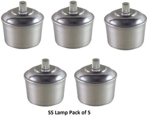 Apex Labs Steel Spirit Lamp Pack of 5 Laboratory Bunsen Burner Price in ...