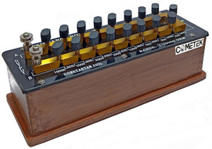 COMETEK Resistance Box - Plug Type - 1 to 10000 Ohms - Total Ohms 21110 ...