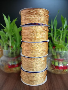 Kakkad Golden Dori 12MTR X 15 PCS Multipurpose use Dori, {Pack of 15 ...